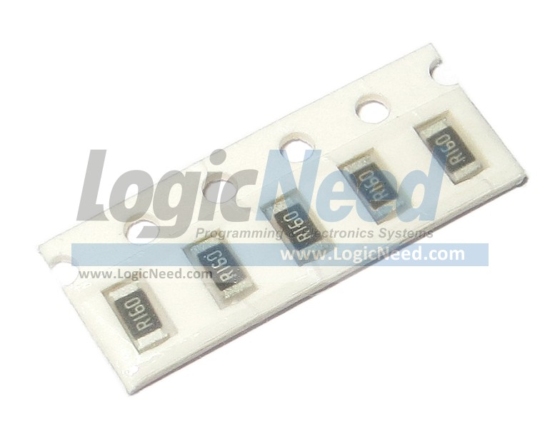LogicNeed | 0.16 ohm SMD Resistor 1/4W 1% (strip of 5)