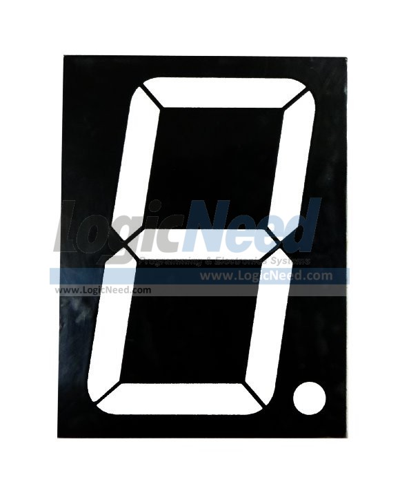 LogicNeed | 3 Inch 7-Segment LED (Red)