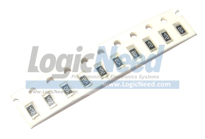 LogicNeed | 4.7K ohm SMD Resistor 1/4W 5% (strip of 10)