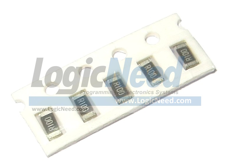 LogicNeed | 0.1 ohm SMD Resistor 1/4W 1% (strip of 5)