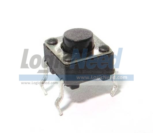 LogicNeed | Mini Pushbutton Switch 6 * 6 * 5 mm (4-pin)